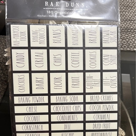Rae Dunn | Other | New Rae Dunn Organizing Labels | Poshmark
